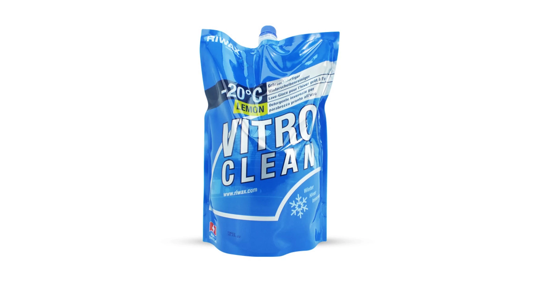 Riwax Vitro Clean Lemon Winter 2L -20°C - Téli szélvédőmosó folyadék ...