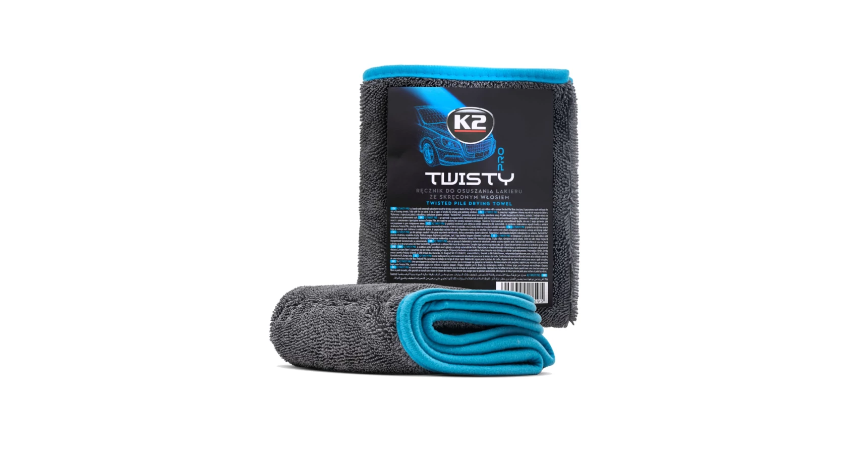 K2 Twisty Pro - Járműszárító Törölköző 60x40cm - K2 - autobirodalom.hu