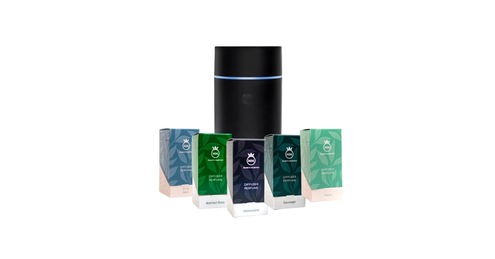 Marco Martely Car Diffuser Top5 - diffúzor készülék + 5 férfi illat ...